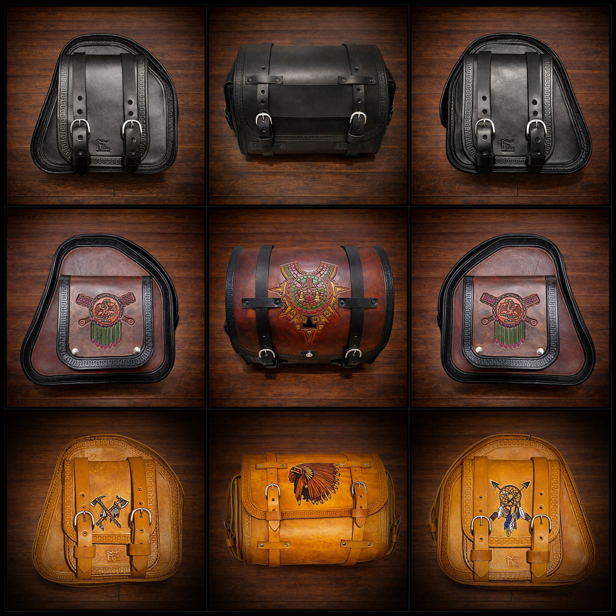 Trunk Bags, Touring Packs, For Motorcycles – Forged Glory Custom ...