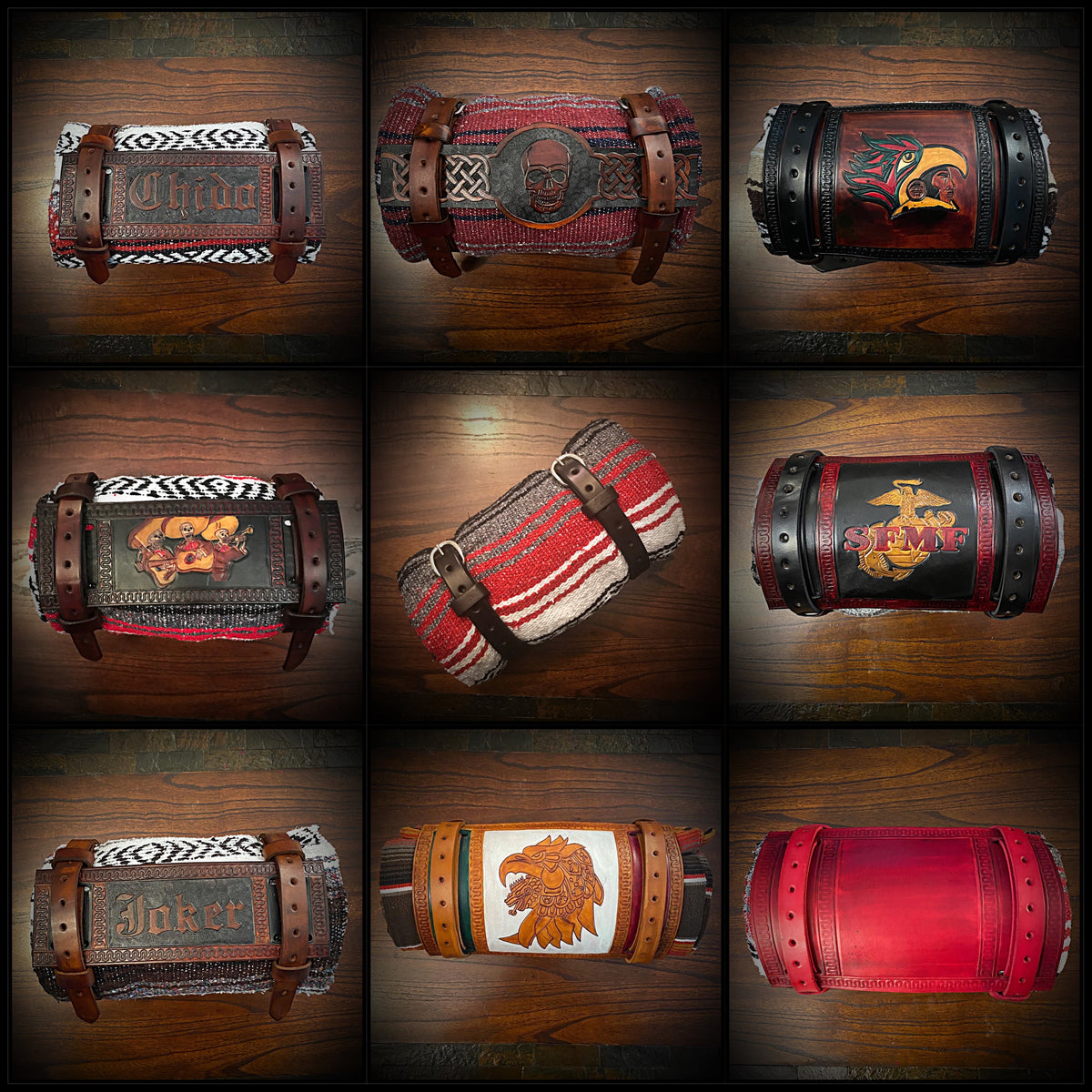 Bedrolls For Motorcycles – Forged Glory Custom Leather Craft