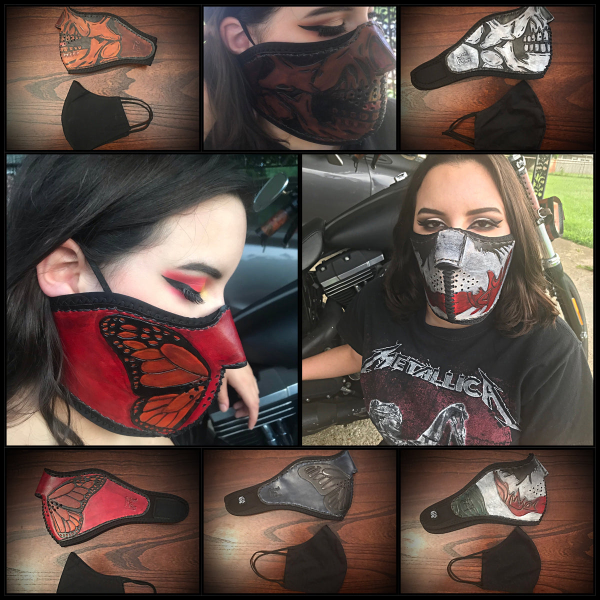 Riding Mask – Forged Glory Custom Leather Craft