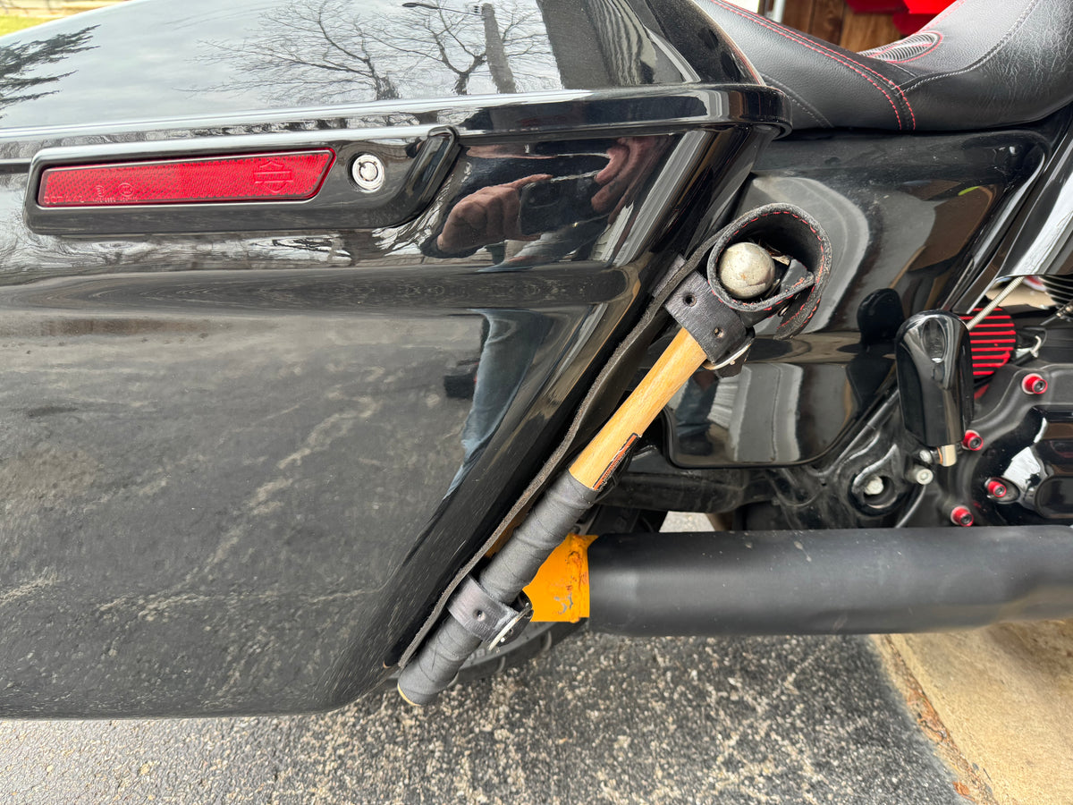 Ball Peen Hammer Carrier for Motorcycles, Native American Skull ...