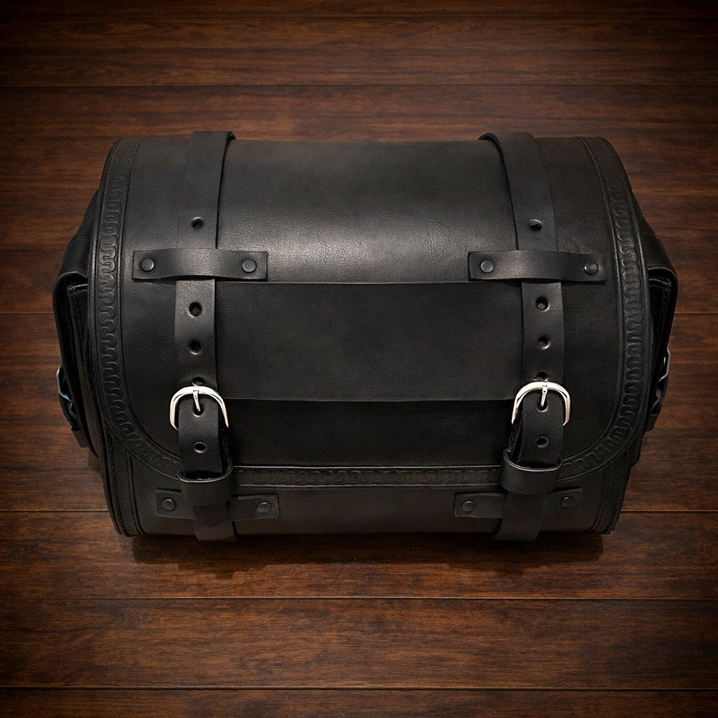 Motorcycle Trunk Bag, Custom Art Fits All Brands of Motorcycles w/ Rea ...