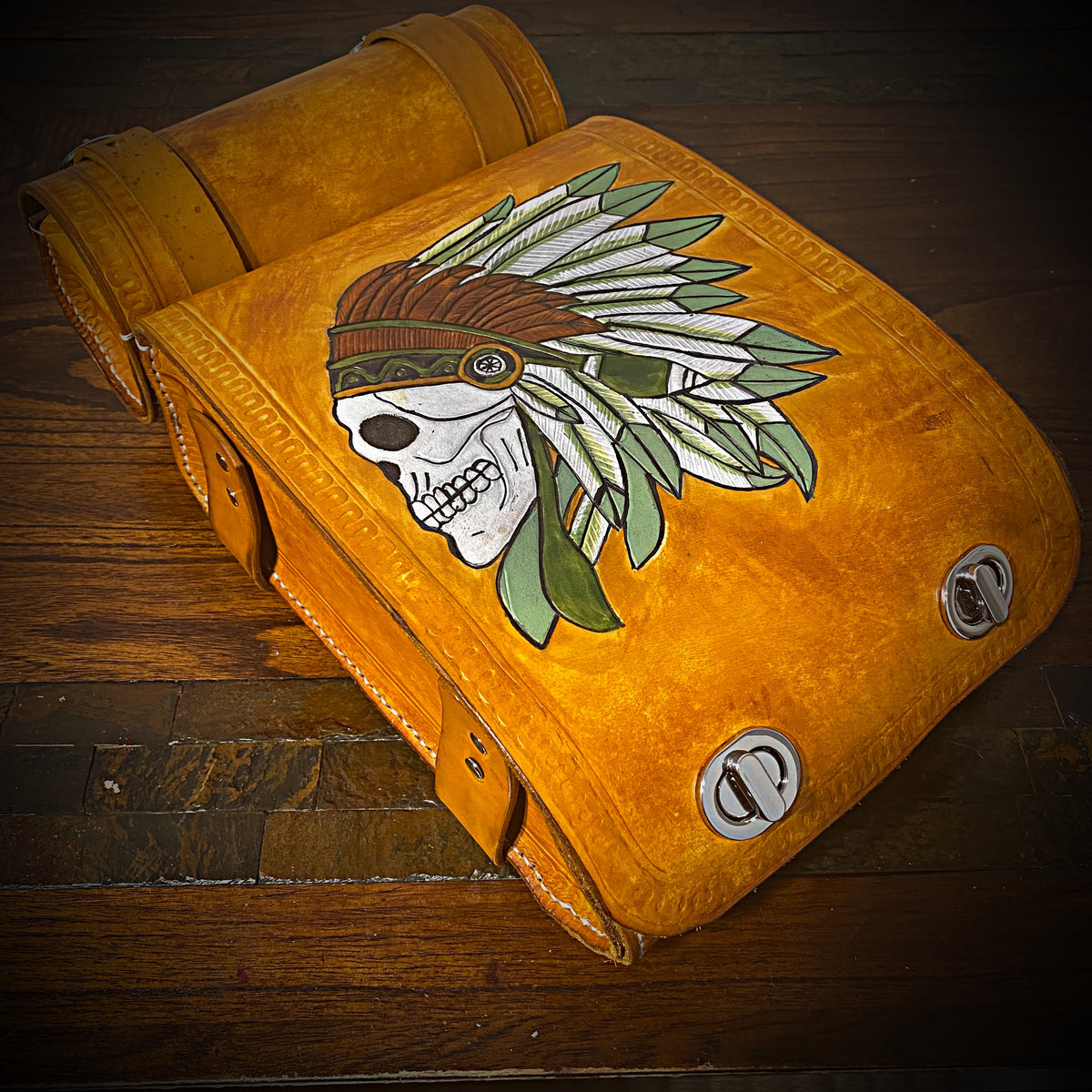 Motorcycle Luggage Rack Bag with Detachable Tool Bag, Willow Green Col ...