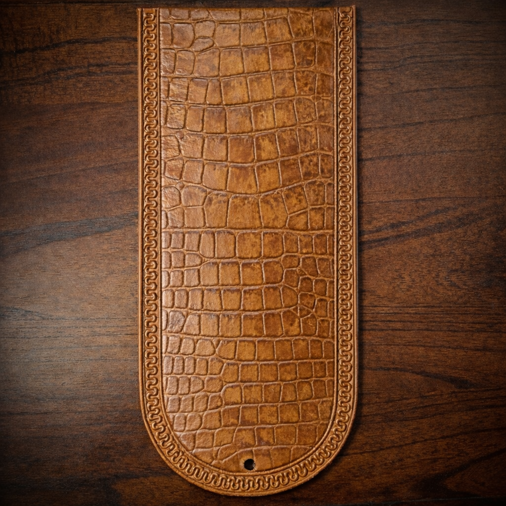 Fender Bib - Choice Of Alligator Print Leather Color, On Indian Tan Le ...