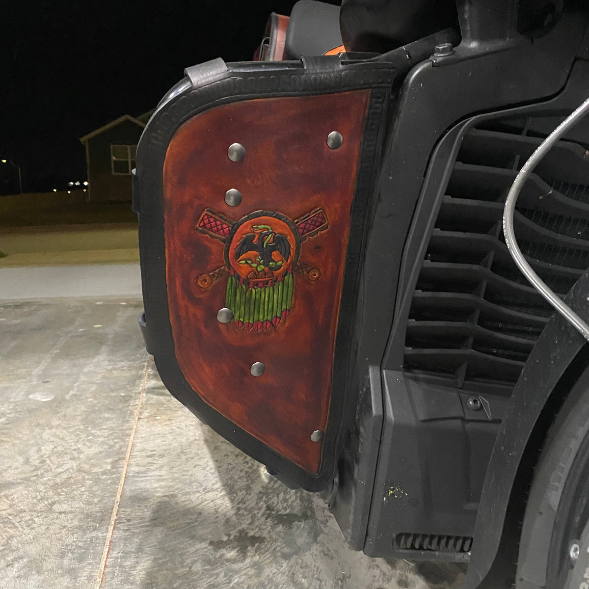 Engine Guard Covers for Indian Challenger, Custom Art – Forged Glory ...