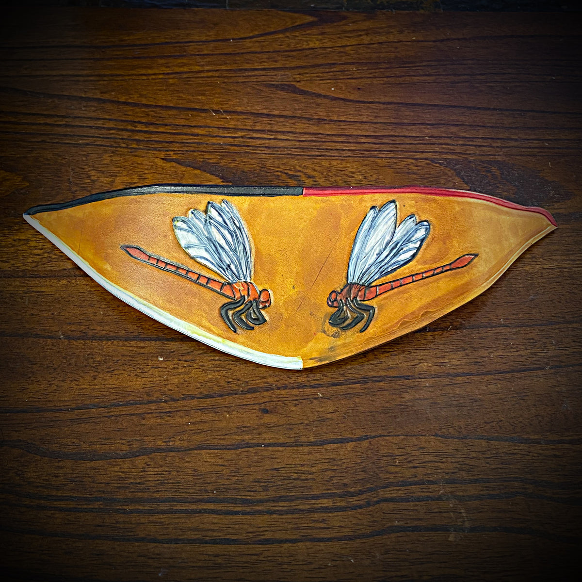 Front Fender tip – Forged Glory Custom Leather Craft