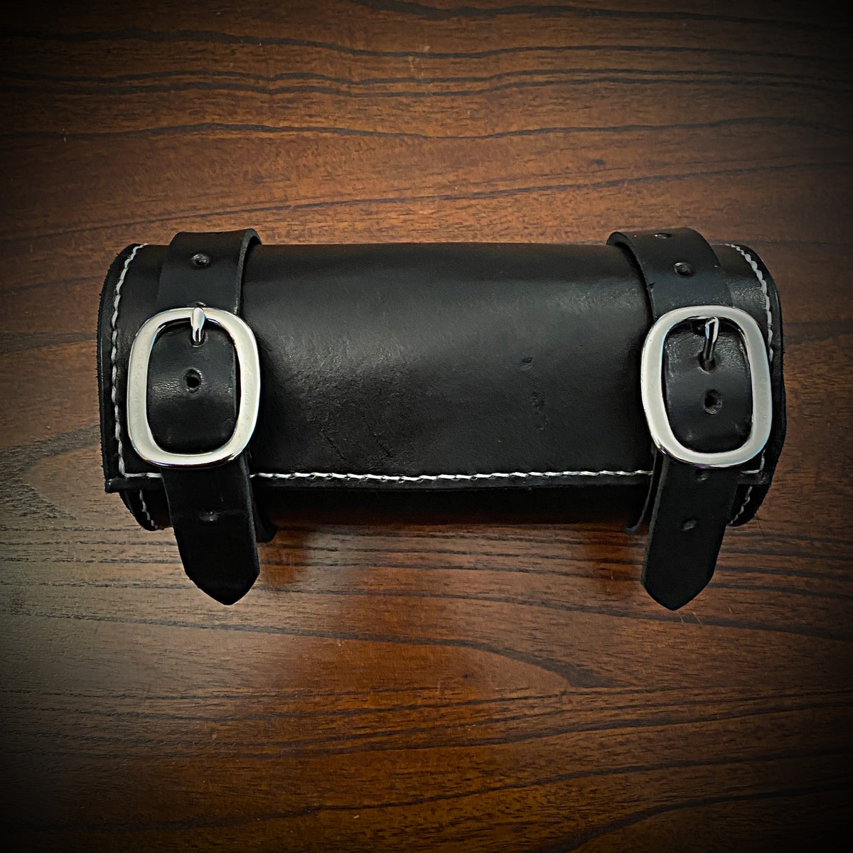Tool bag for Motorcycle - Chopper Style, Small, With Edge Decoration C ...