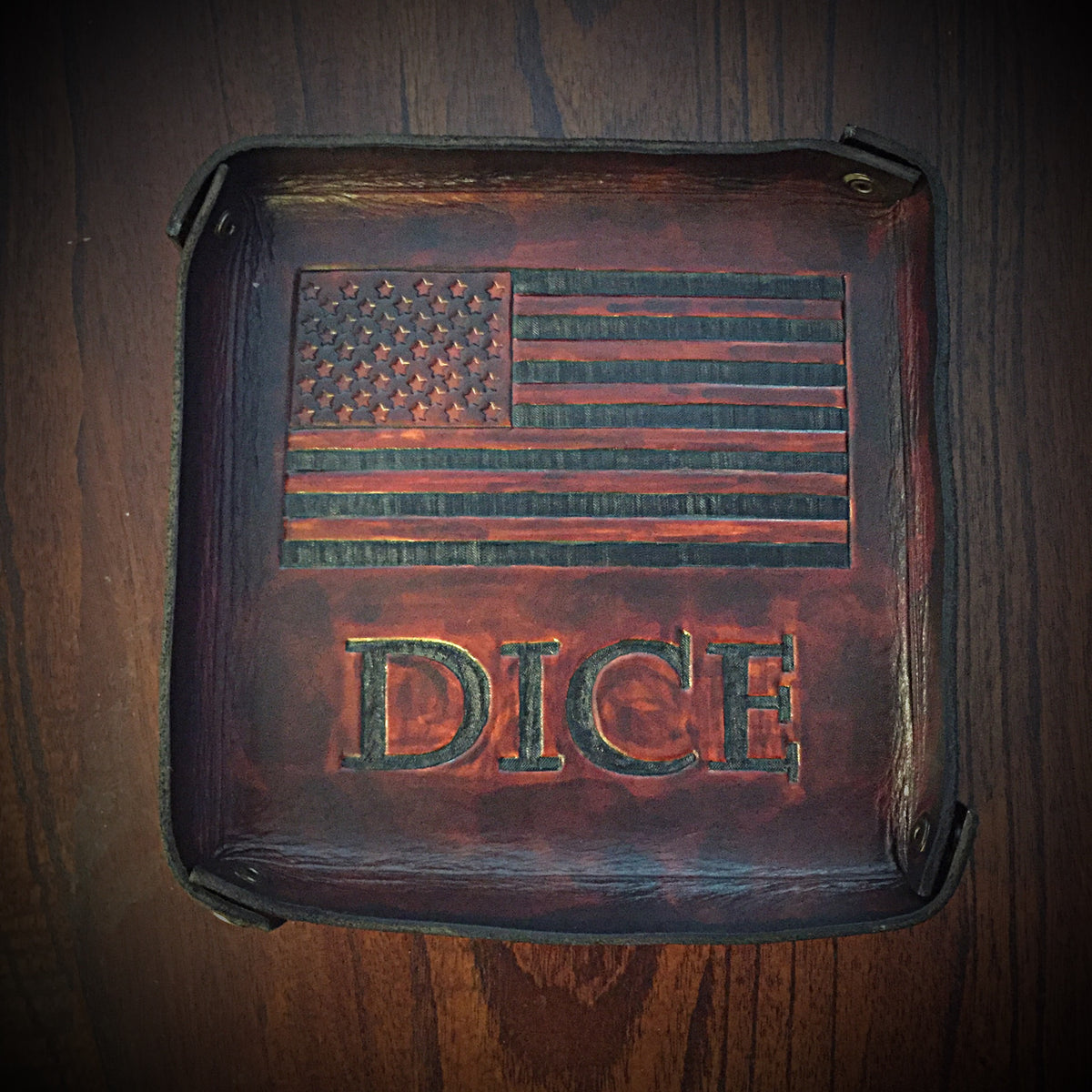 Everyday Carry Tray Custom Art – Forged Glory Custom Leather Craft