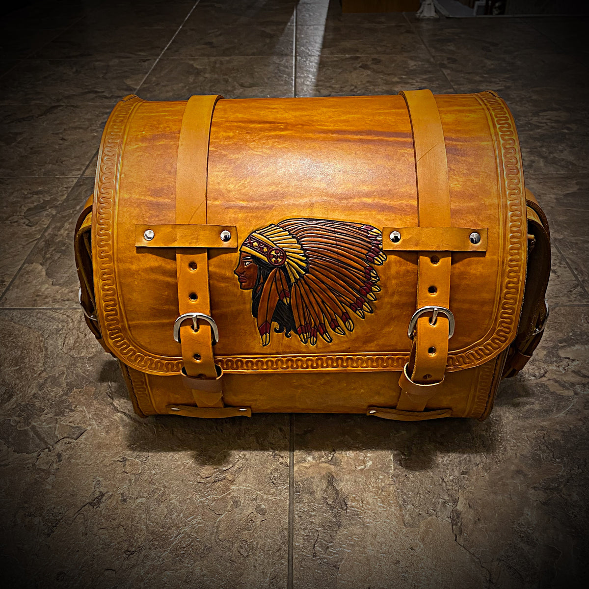 Motorcycle Trunk Bag, Fits All Brands of Motorcycles w/ A Rear Luggage ...