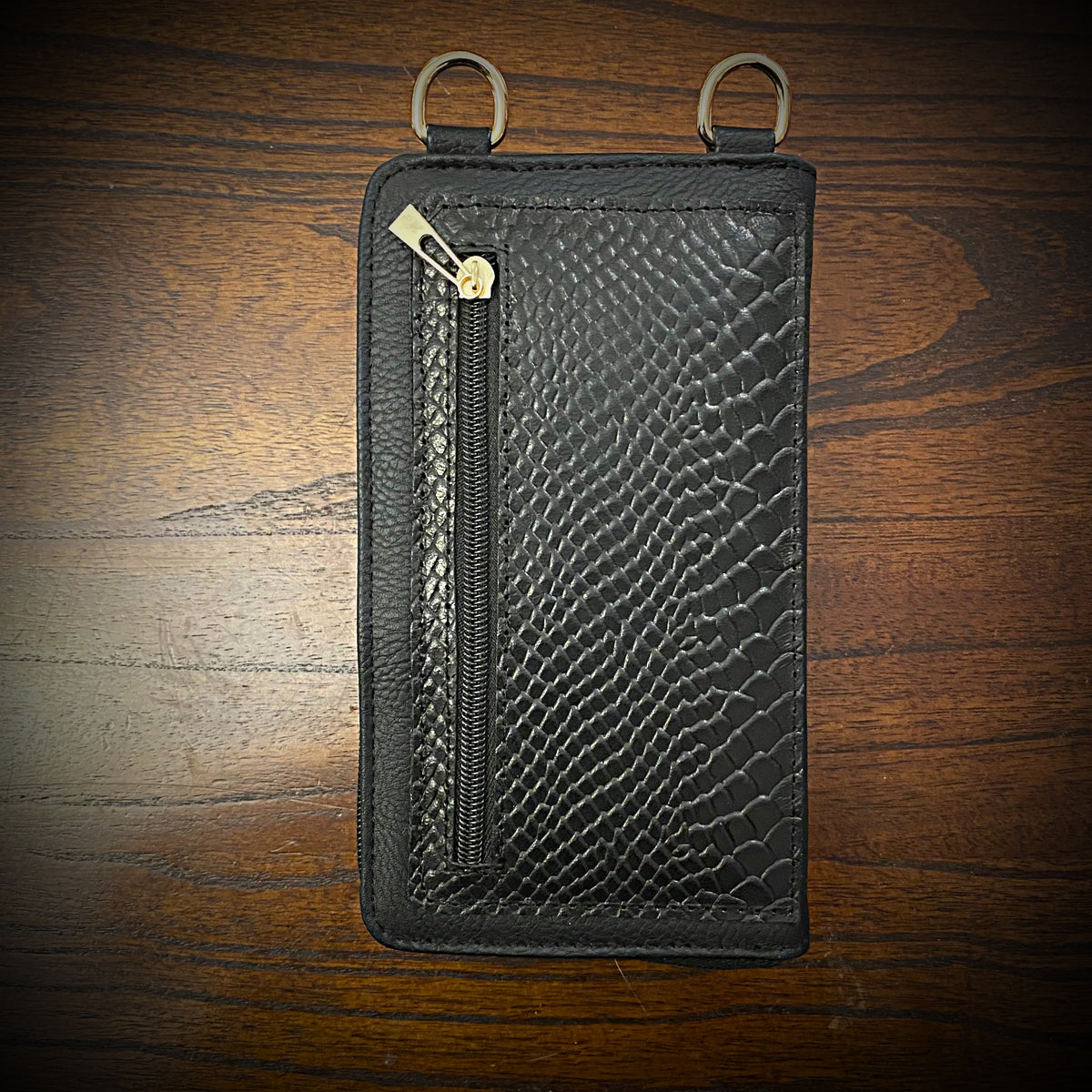 Cross Body Convertible Wallet Embossed Python (ships now) Clearance Sa ...