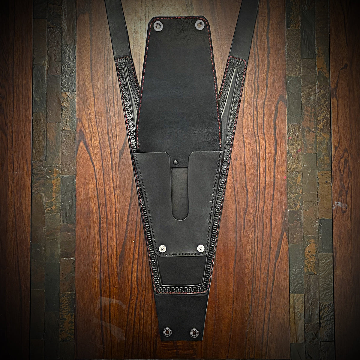 Indian Challenger and Pursuit Tank Bib w/ Pouch - Native American Skul ...