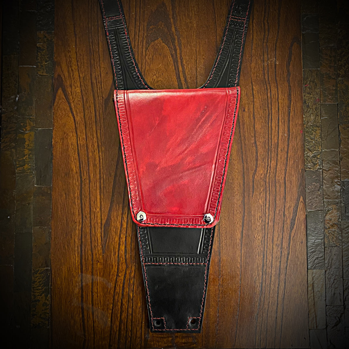 Tank Bib - Indian Challenger and Pursuit, w/ Pouch, Red Pouch – Forged ...