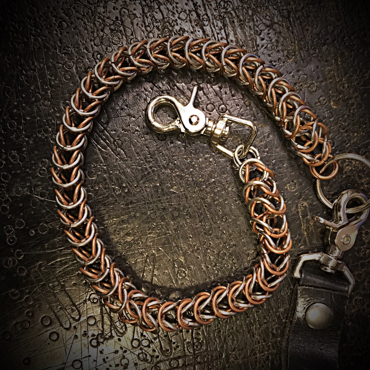 Chainmail Chain - Box Weave - Copper & Steel – Forged Glory Custom ...