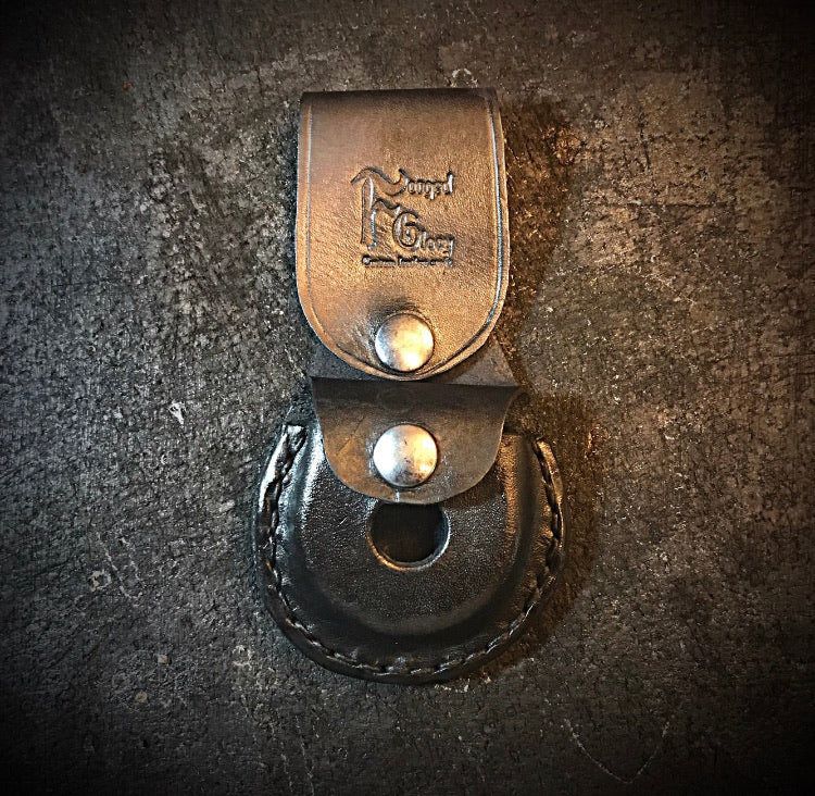 Key Fob Carrier w/ Belt Loop Fits Both Indian and Harley Fobs, Black ...